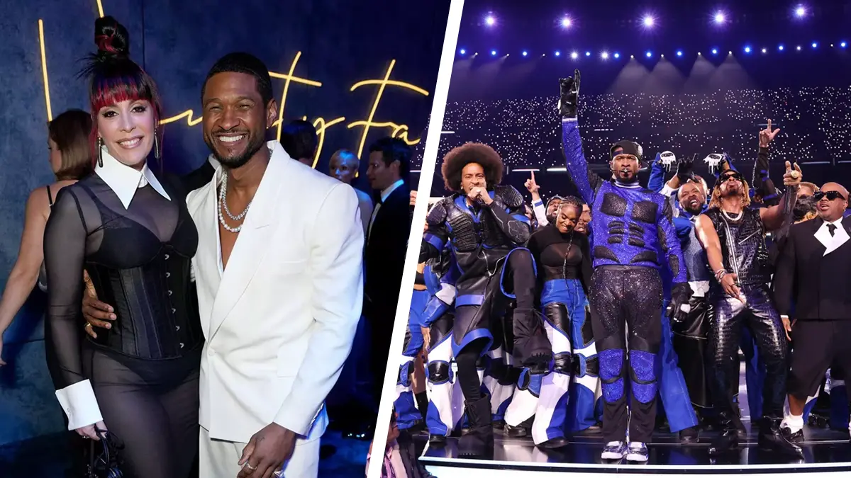 Usher 'secretly marries' long-term girlfriend straight after epic Super Bowl performance ...